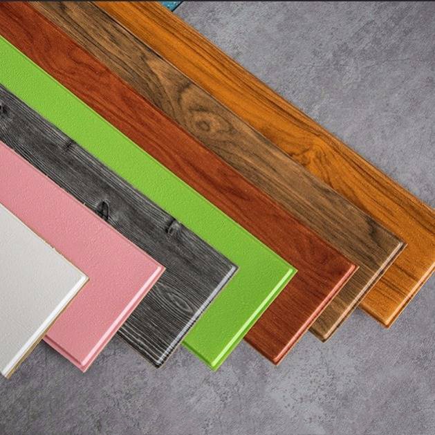 Wall Skirting Waistline Self-adhesive Wood Grain Wall Border Sticker ...
