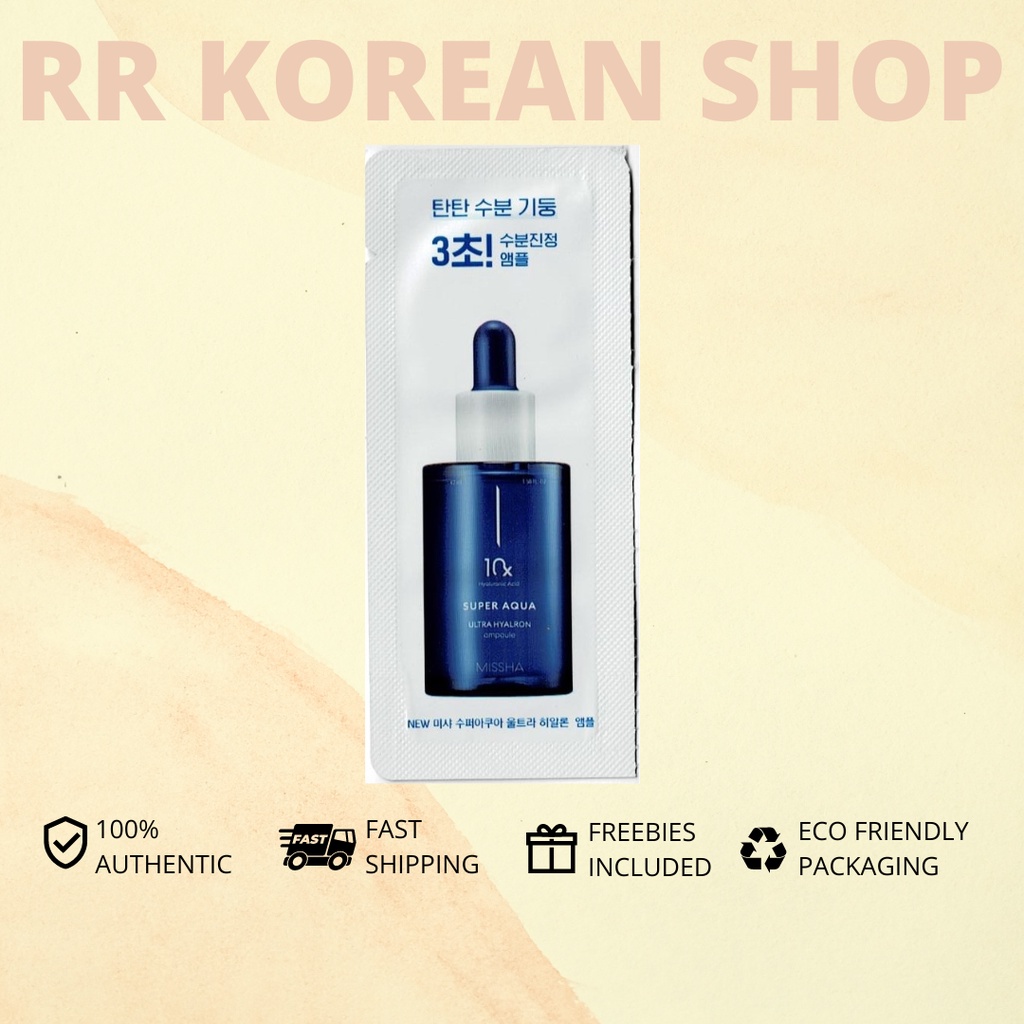 Missha Super Aqua Ultra Hyaluron Ampoule Sachet | Shopee Philippines