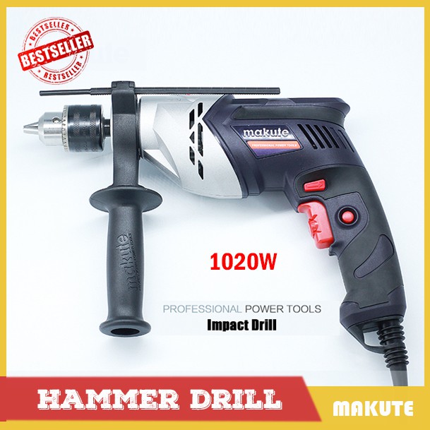 SUPER TOOLS MAKUTE Original ID009 Hammer Drill – 1020W/TOOLS | Shopee ...