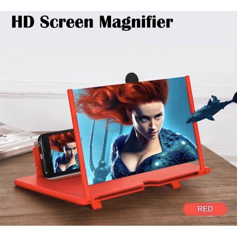 F3 -3D Enlarge CellPhone Screen Magnifier Extendable Portable HD Video ...
