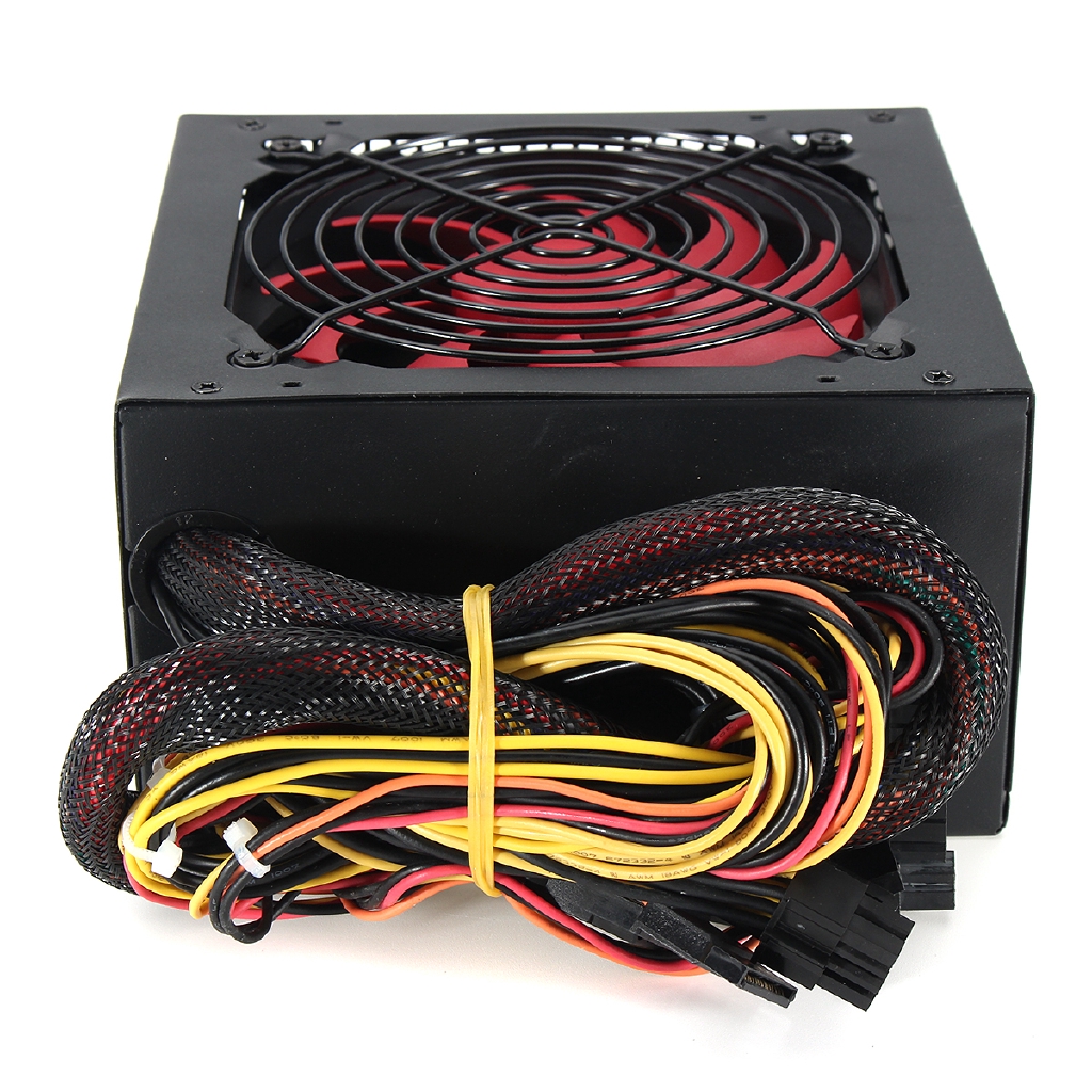 【Original】Quiet 800 Watt 800W for Intel AMD PC 12V ATX Power Supply SLI ...