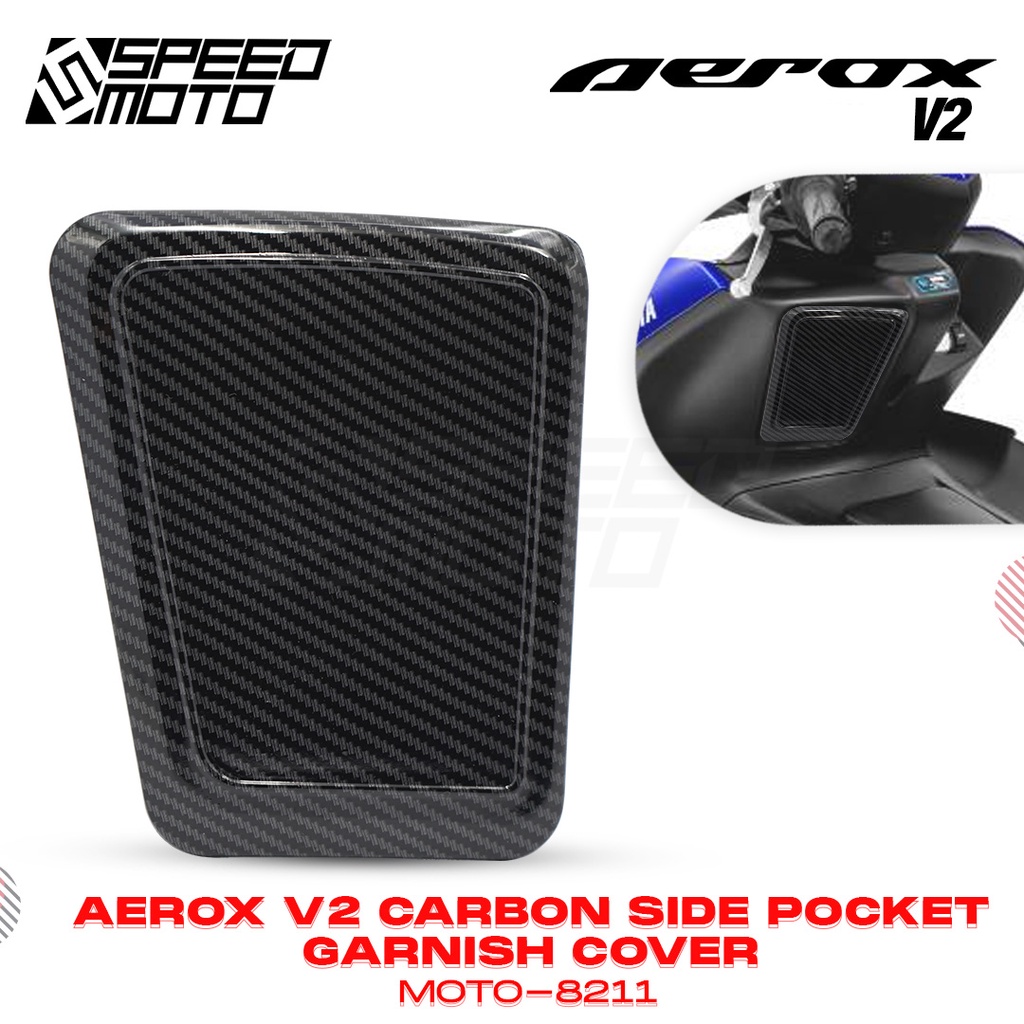 YAMAHA AEROX 155 V2 VOLT COMPARTMENT COVER / AEROX 2020 6D SIDE POCKET ...