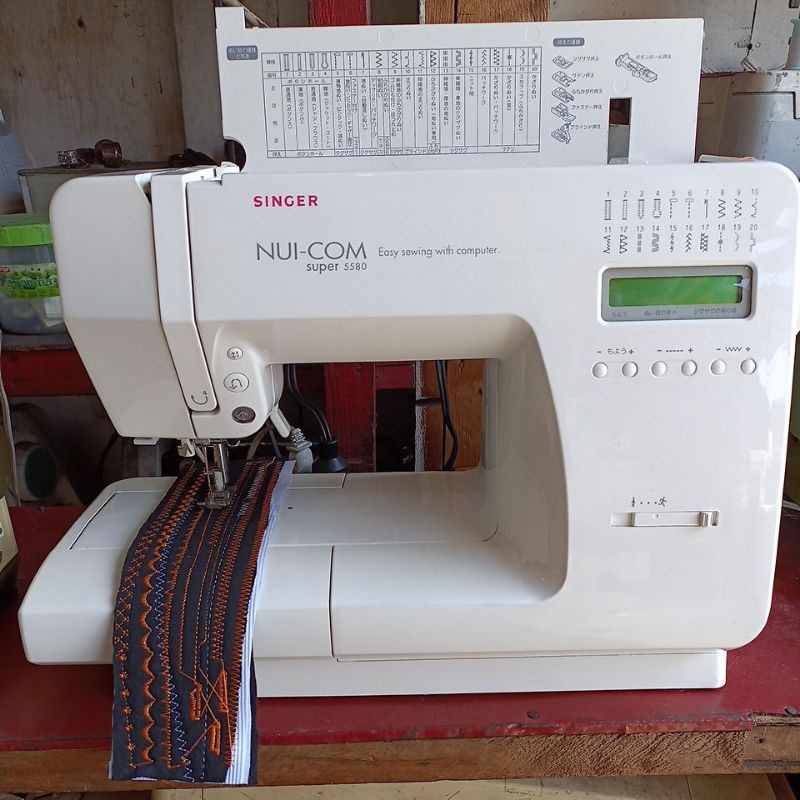 singer brand heavy duty pushbutton operate running good condition ...