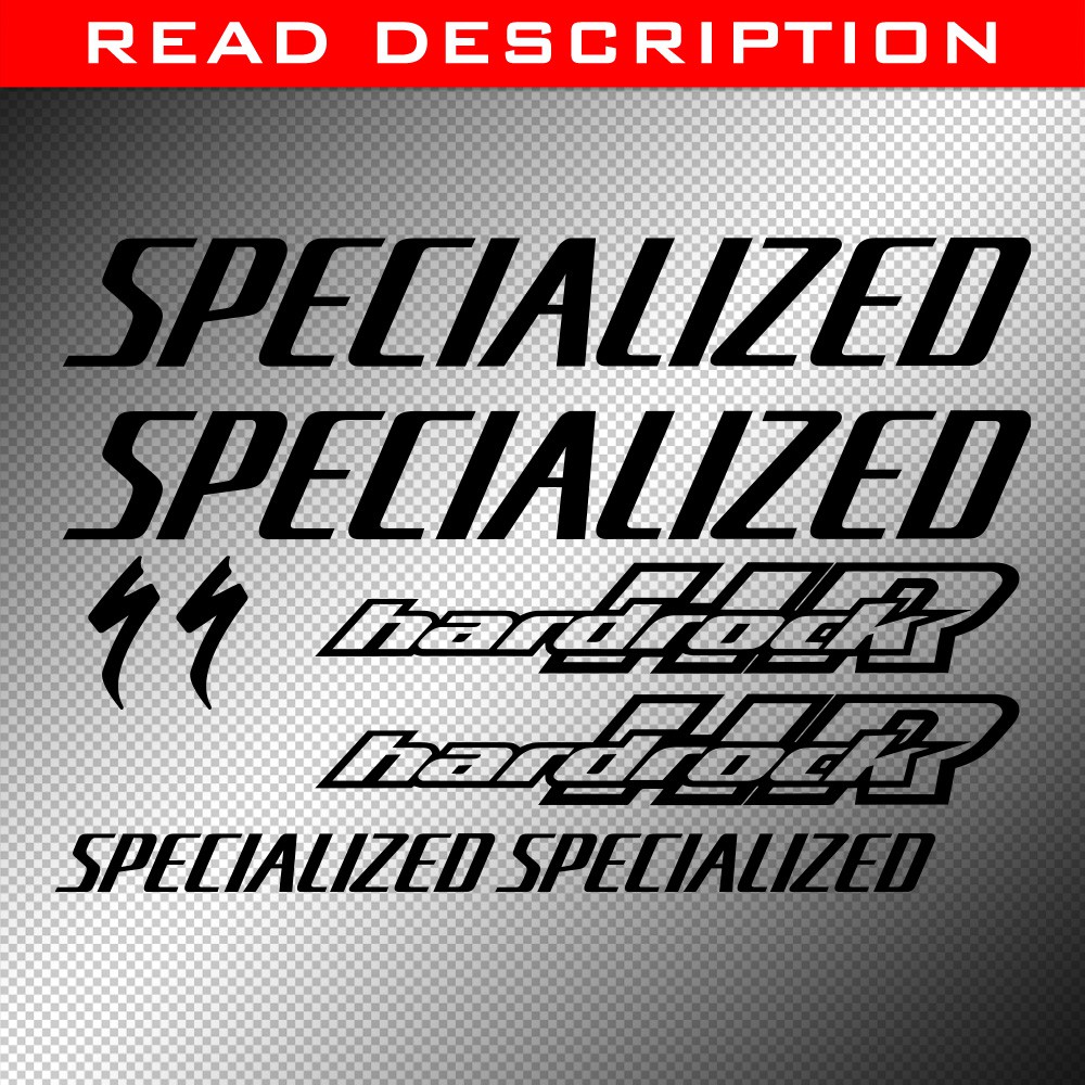Sticker Set | Specialized Hard Rock Decals | Bikes | Decals | Shopee ...