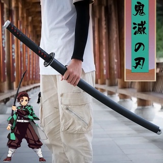 ON Hand Demon Slayer Tanjiro Nezuko Zenitsu Sword CosPlay Sword 104cm ...