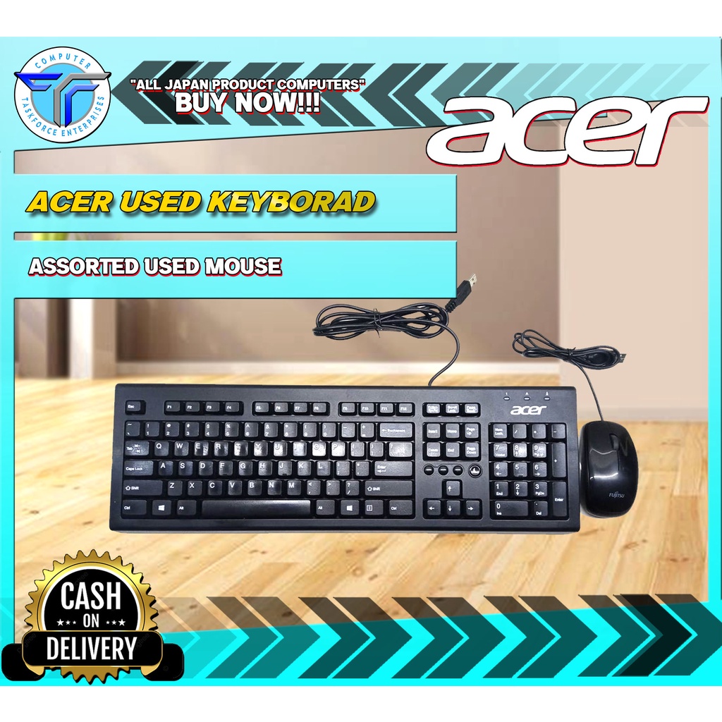 Acer Usb Keyboard with Fujitso Usb mouse | Shopee Philippines