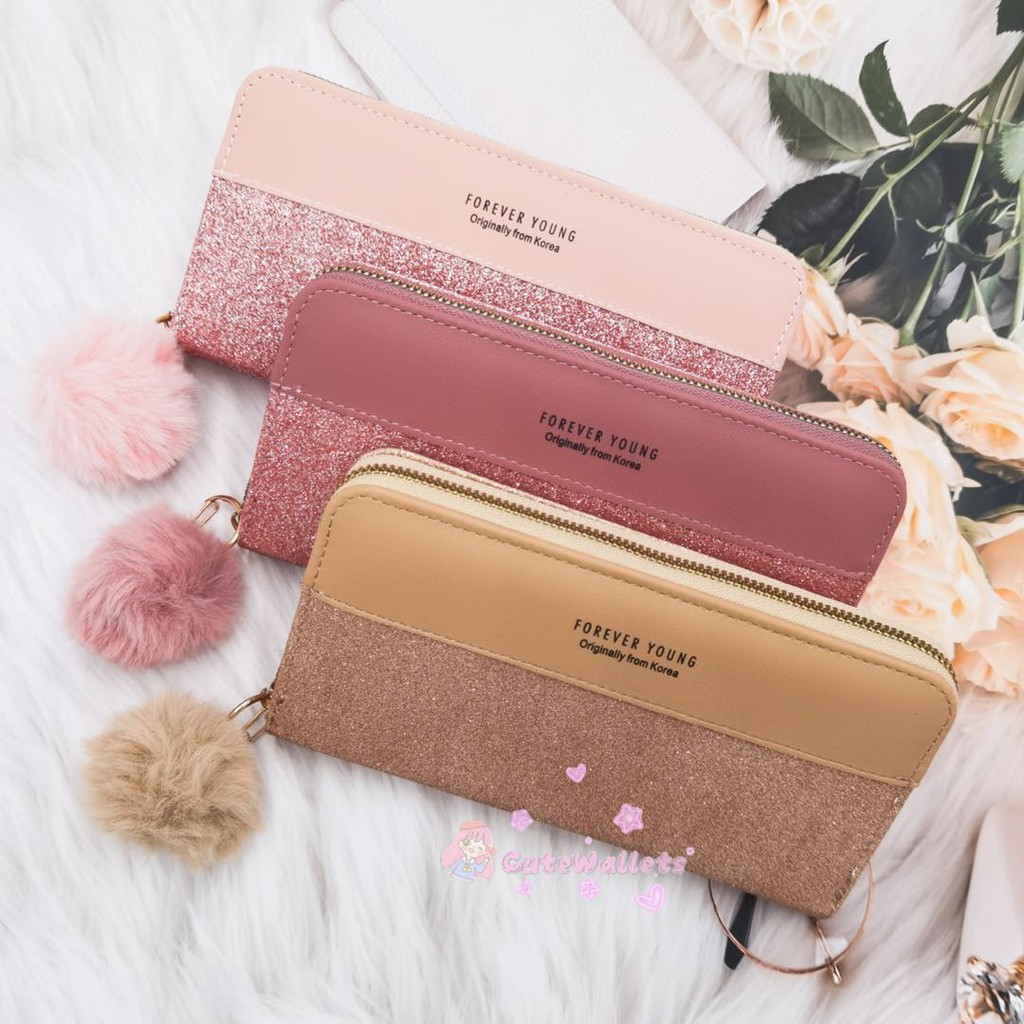Best-selling New style glitter shiny design fashion ladies long wallet ...