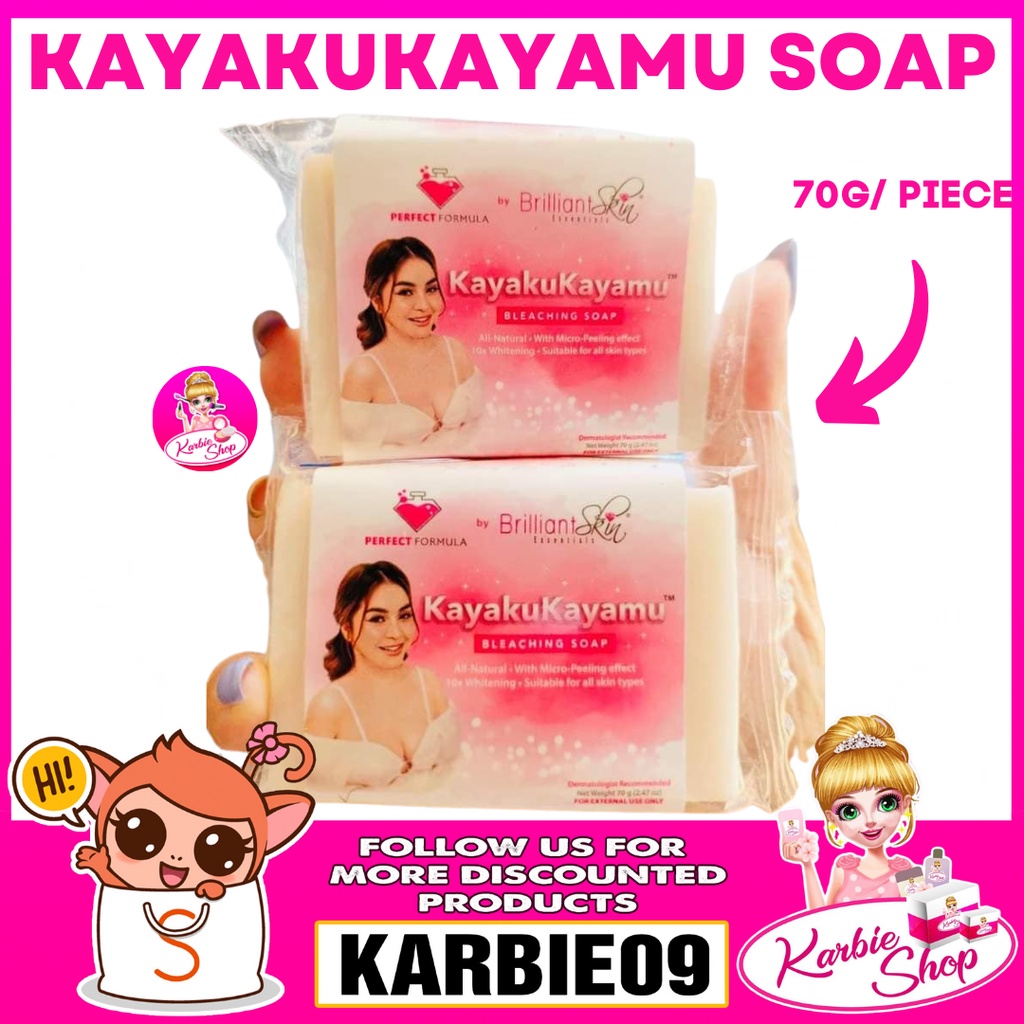 Orig Perfect Formula by Brilliant Skin KayamuKayaku Bleaching Soap 70g x10 whitening | Shopee ...