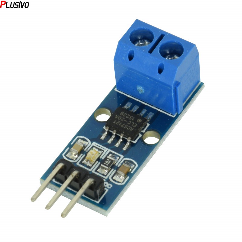 ACS712 Hall Current Sensor (20 A) Current Sensor module DC AC Hall ...