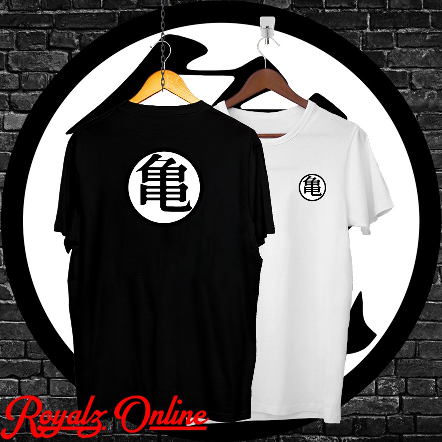 DBZ Turtle School Kanji Anime Shirt Front And Back Print (Unisex For ...
