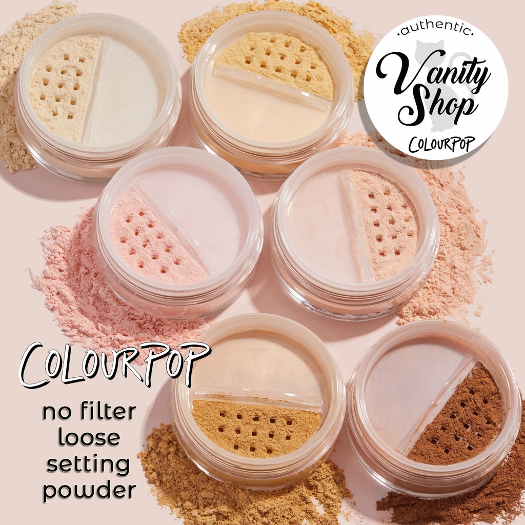 Colourpop No Filter Loose Setting Powder Translucent Banana Soft Pink ...