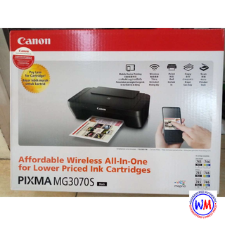 Canon Pixma MG3070s Compact Wireless All-In-One Printer | Shopee ...