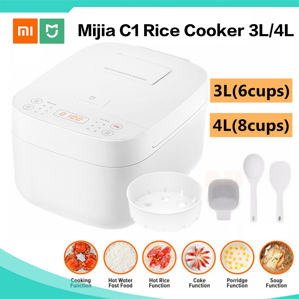 Xiaomi Mijia C1 Rice Cooker 3L 4L Automatic Cooking 24 Modes Customized ...