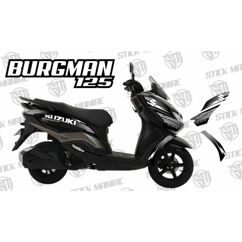 Suzuki burgman decals sticker | Shopee Philippines