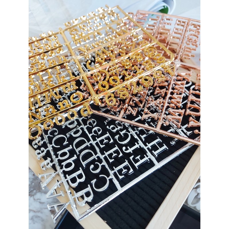 Shiny letter for letter board | Shopee Philippines