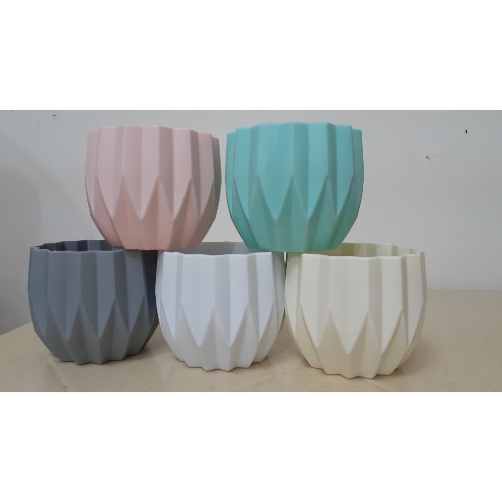 B1 Little pastel colors flower pots (5 Colors) | Shopee Philippines