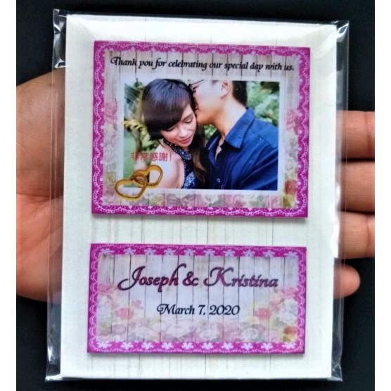 Customized Ref Magnet Wedding Souvenir | Shopee Philippines