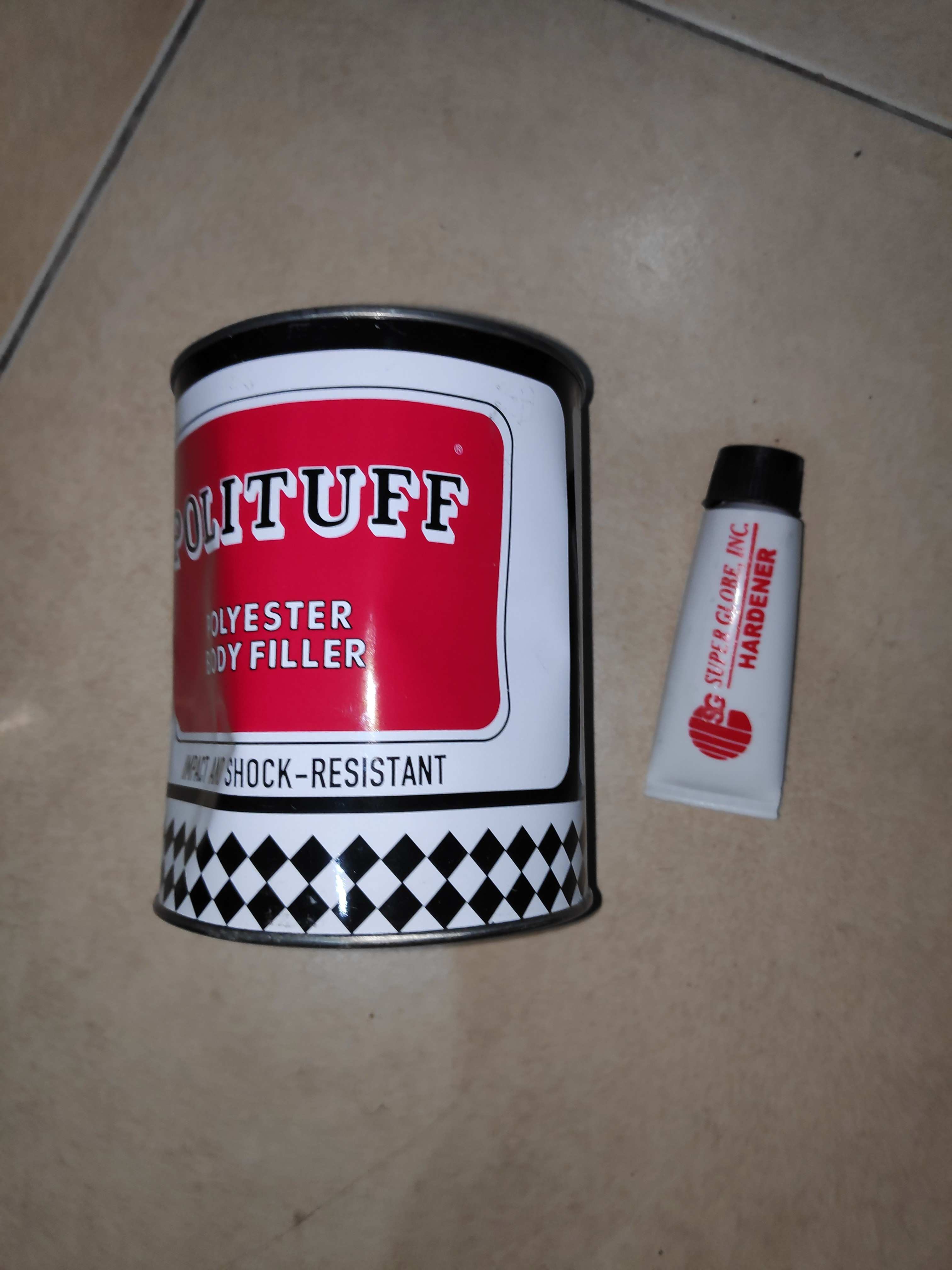 Polituff Polyester Body Filler with Hardener - 1L | Shopee Philippines