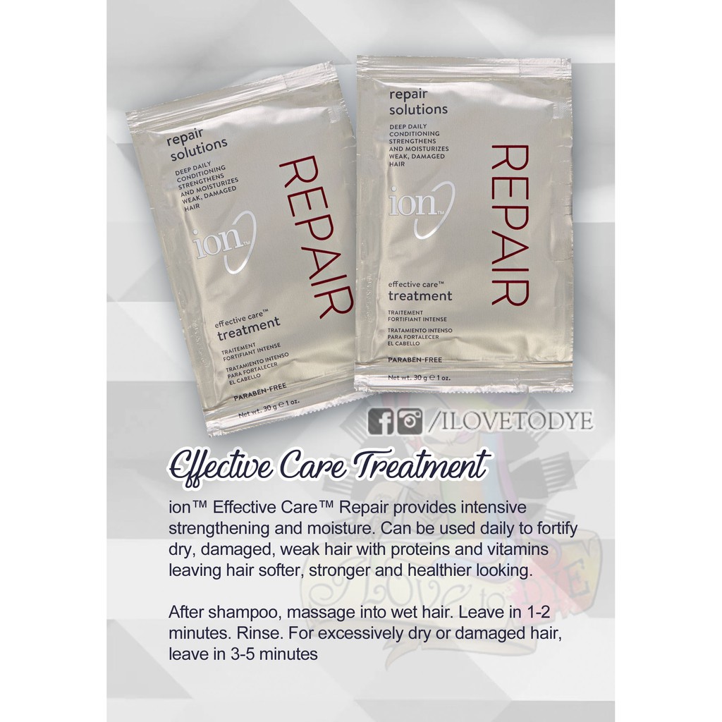 Ion Effective Care Treatment Packette (1oz) | Shopee Philippines