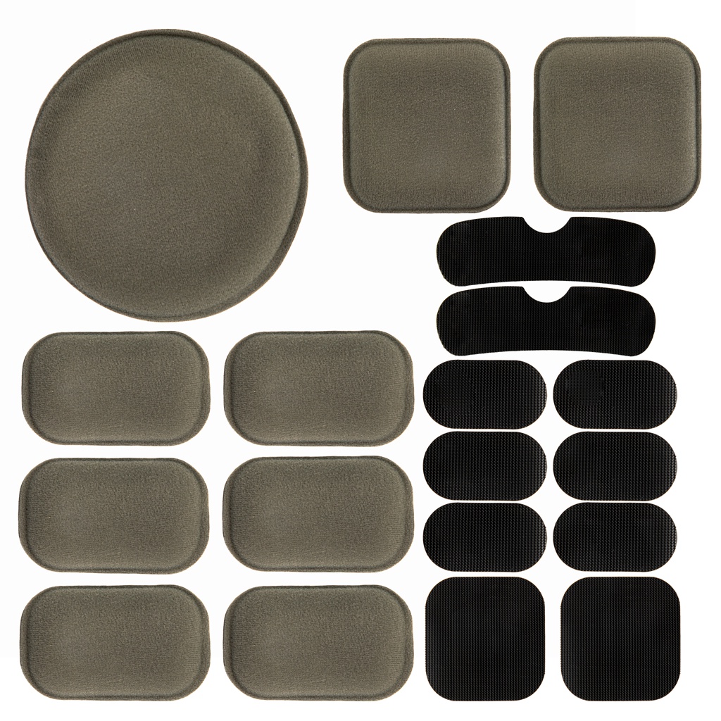 Universal Airsoft Helmet Pads 19pcs/Set Tactical Helmet Replacement EVA ...