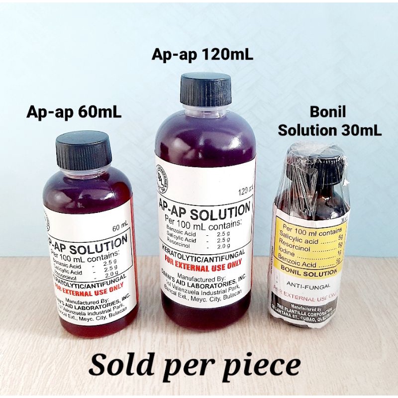 Bonil Solution 30mL, Ap-ap Solution 30mL, 60mL, 120mL,Salicylic acid 60mL | Shopee Philippines