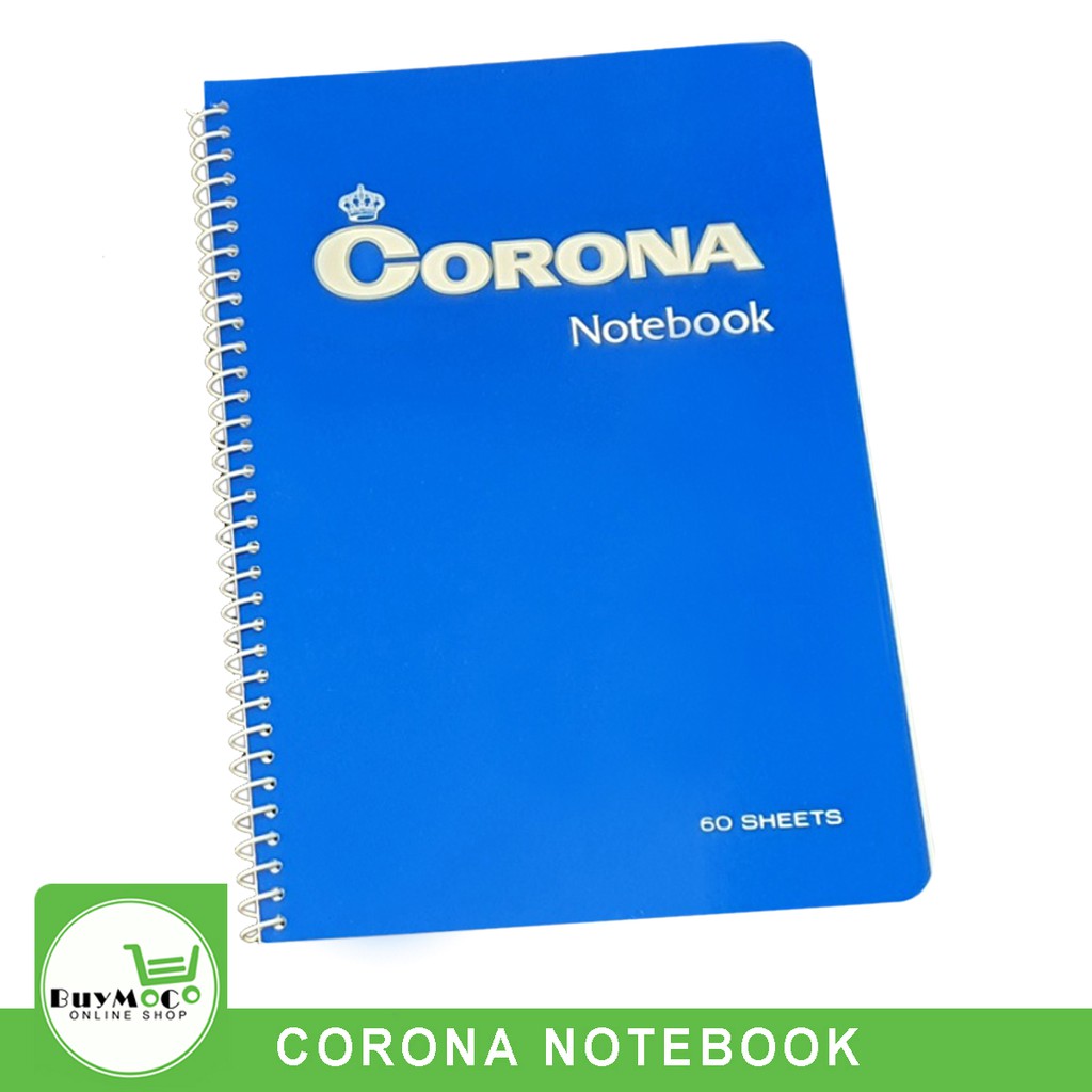 CORONA NOTEBOOK l Spiral Type | Shopee Philippines