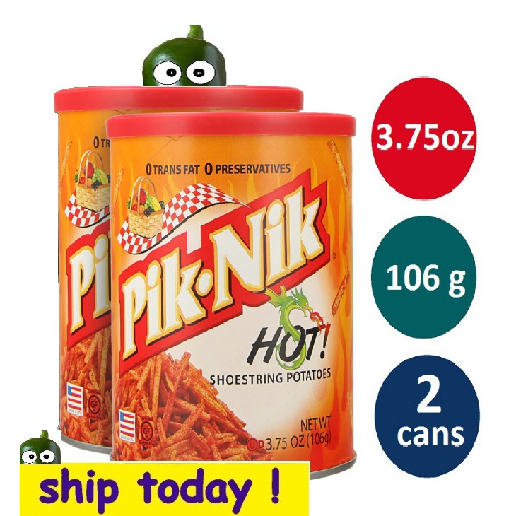 Pik-Nik HOT ! HOT ! / Sea Salt and Vinegar Piknik Shoestring Potatoes ...