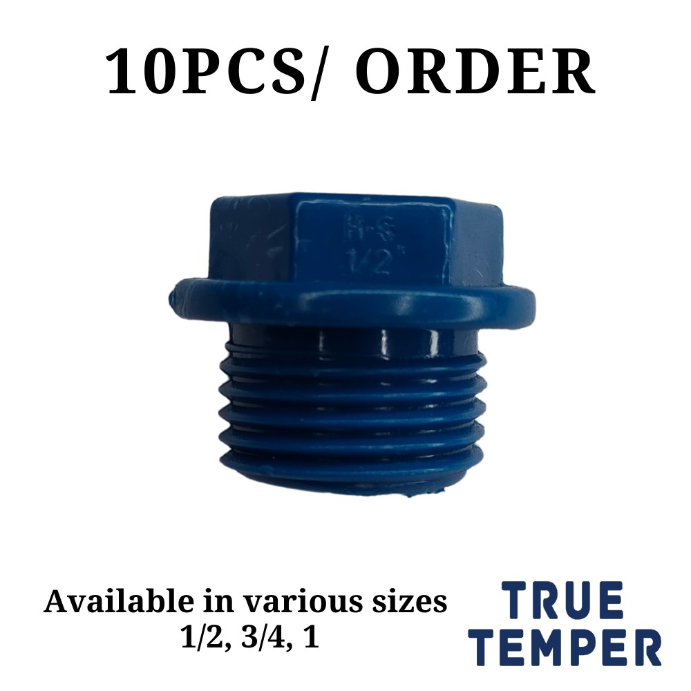 PVC Blue Fitting Plug -10pcs/ Order | Shopee Philippines