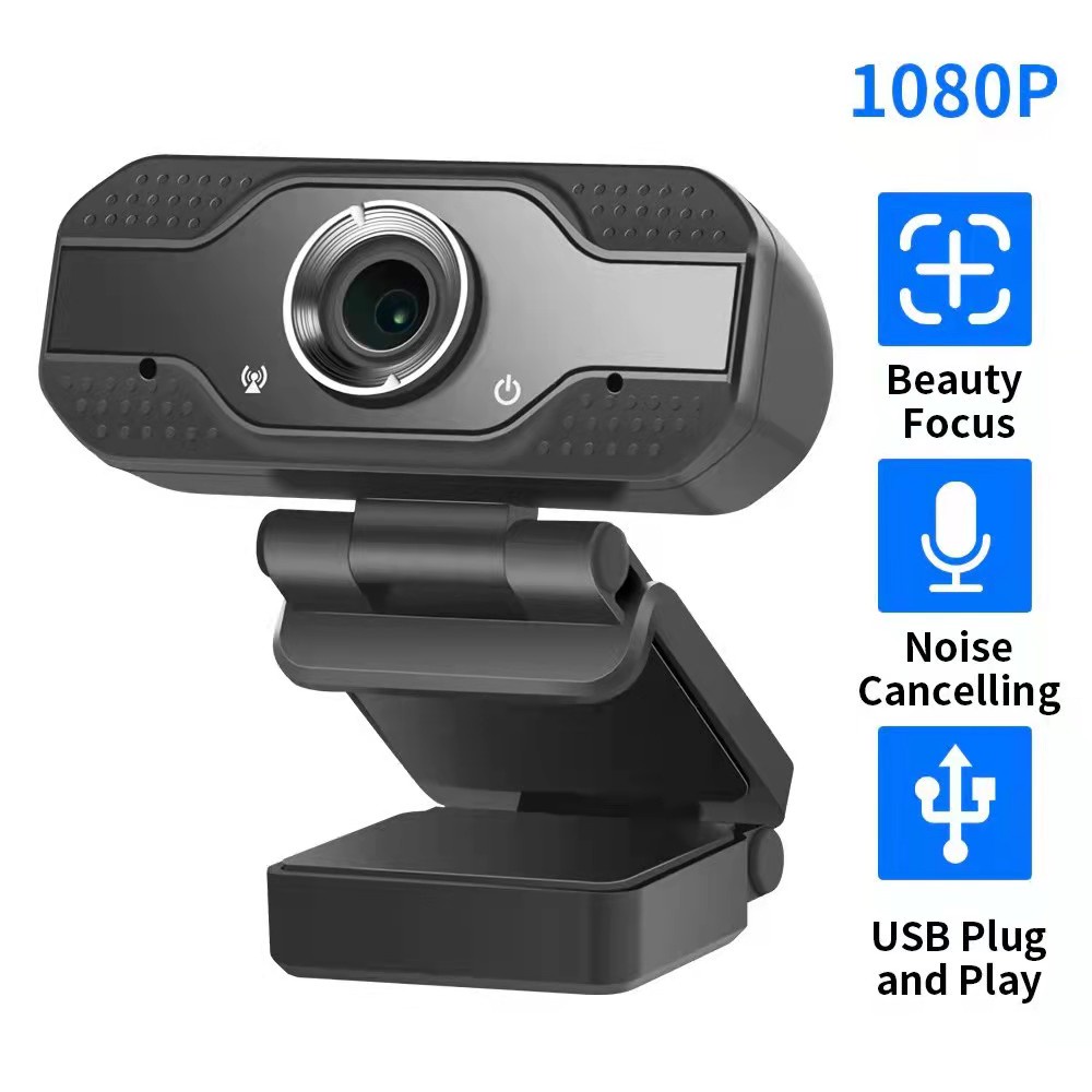 RKZ Webcam 1080P/ 720P Full HD Video Call For PC Laptop With Microphone ...