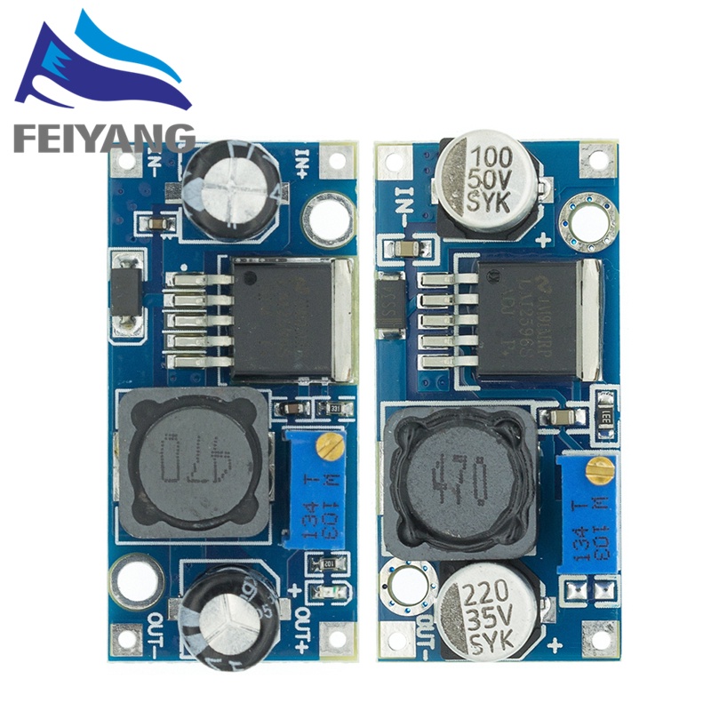 LM2596 LM2596S ADJ Power supply module DC-DC Step-down module 5V/12V/24V adjustable Voltage ...