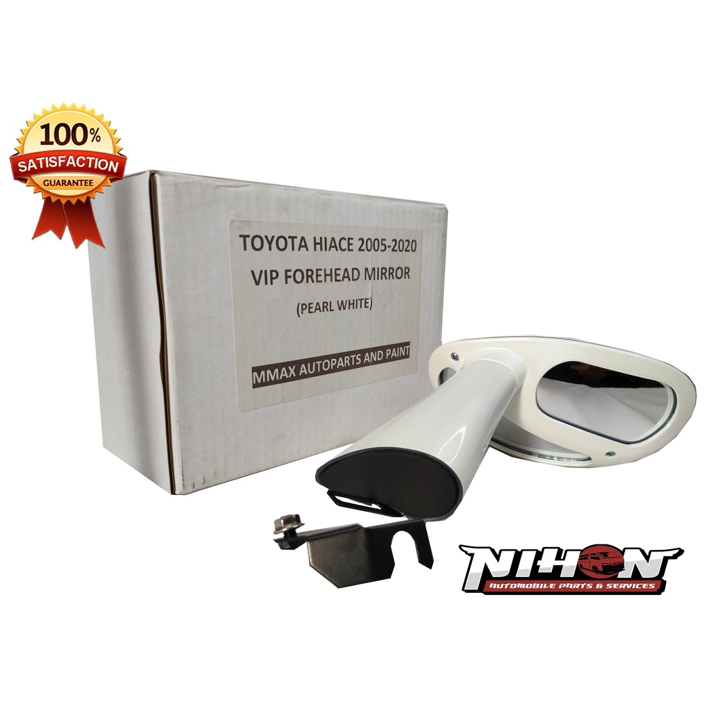 VIP FOREHEAD MIRROR (PEARL WHITE) FOR TOYOTA HIACE 2005-2018 COMMUTER ...