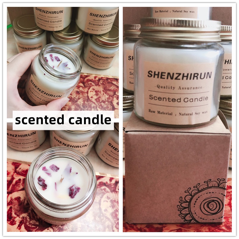 scented candle home fragrance romantic soy wax candle vigil candle tea ...