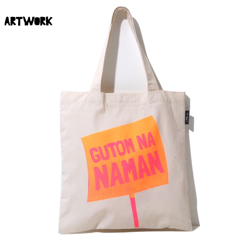 ARTWORK Gutom Na Naman (Tote Bag) | Shopee Philippines