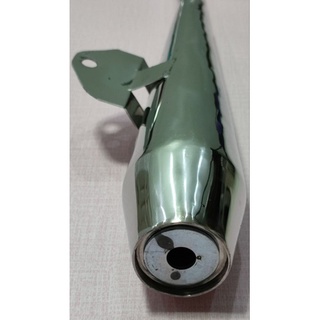 Yamaha YTX 125 - BulletPipe - Stainless - Muffler (Double Tube Elbow ...