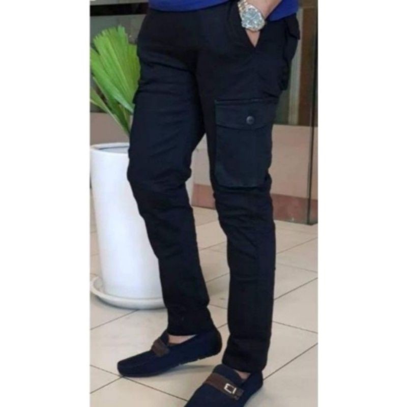 Men's 6 Pocket Cargo Pants 5 Colors Maong Pants for Men Lalaki Makapal ...