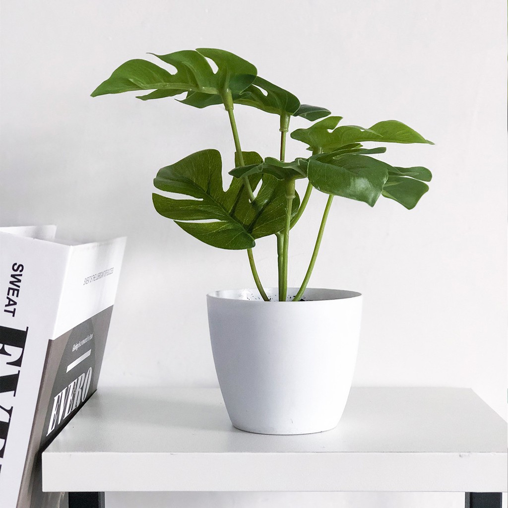 Nordic Artificial Plant Ornaments Fake Green Plants Bonsai Office ...