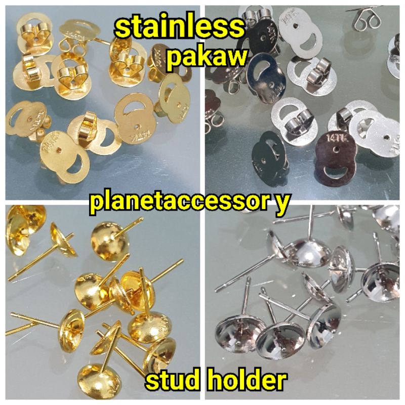 Fresh water pakaw Stud holder stainless | Shopee Philippines