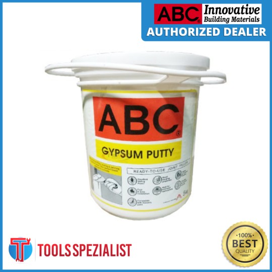 ABC Gypsum Putty 5KLS/4LTS | Shopee Philippines