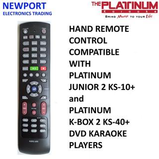 Platinum Hand Remote Control KSRC-200 Compatible with Platinum Junior 2 ...