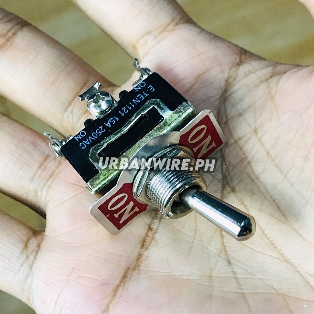 Toggle Switch ON-ON 3 Pin Position 15A 250VAC KN-1121 Heavy Duty ...