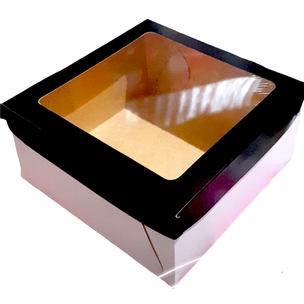10x10x5 Cake box / Black color / High quality / Cake box pastry box ...