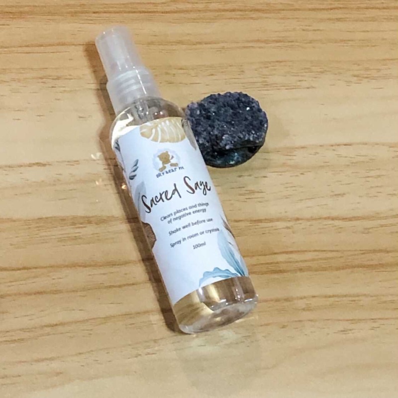 Sacred Sage Spray for Negative Energy / Spray to Cleanse Crystal ...