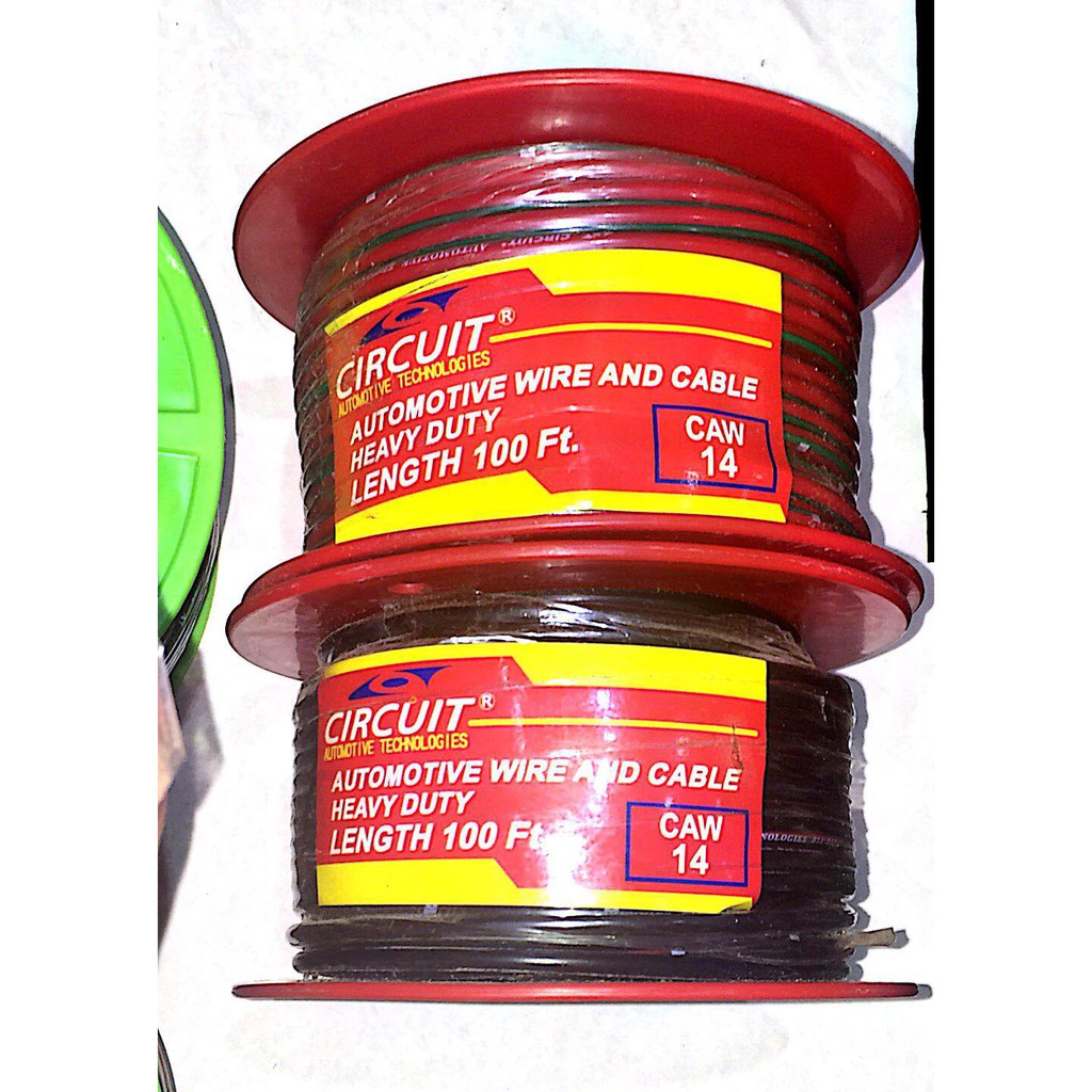 Automotive wire #14 per roll (stranded wire) | Shopee Philippines