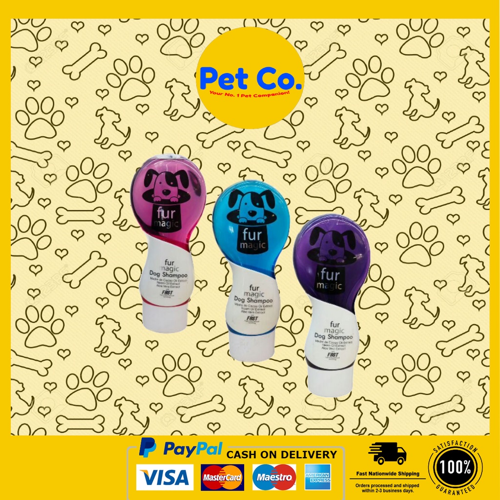 Fur Magic Dog Shampoo 300ml (Pink/Blue/Purple) | Shopee Philippines