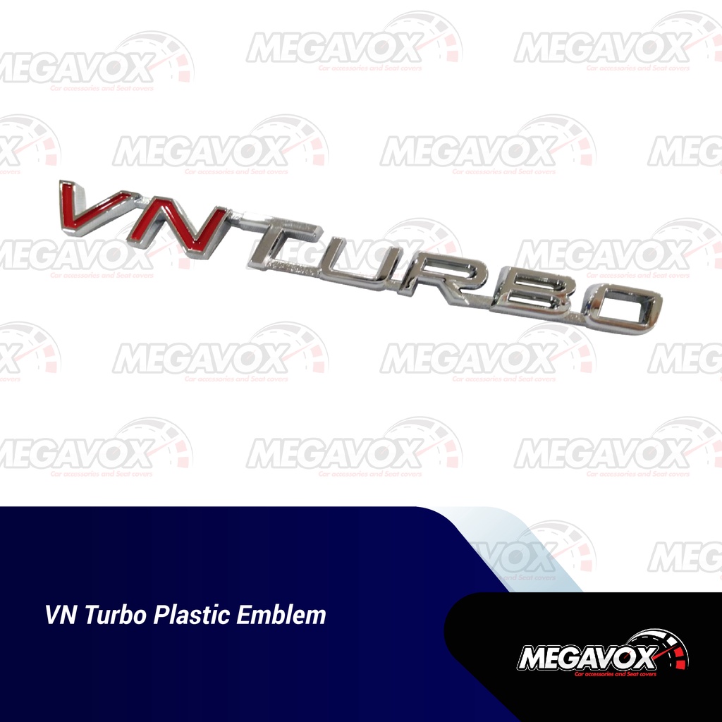 VN Turbo Plastic Emblem | Shopee Philippines