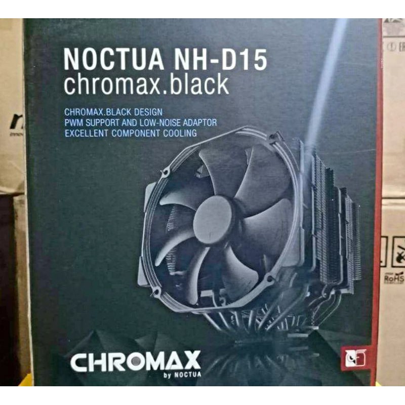 Noctua NH-D15 chromax.Black, Dual-Tower CPU Cooler (Black) | Shopee Philippines