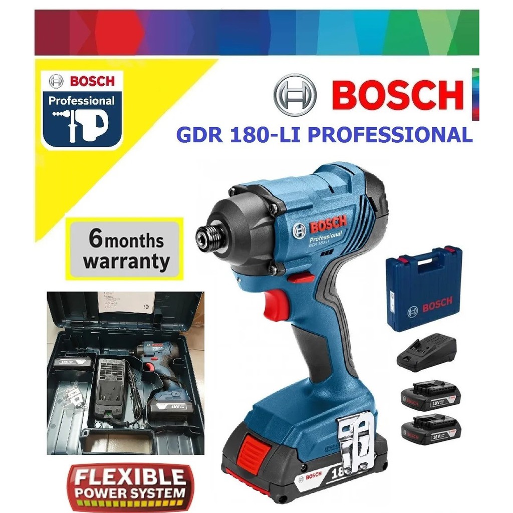 Bosch GDR 180 Li Cordless Impact Driver | Shopee Philippines