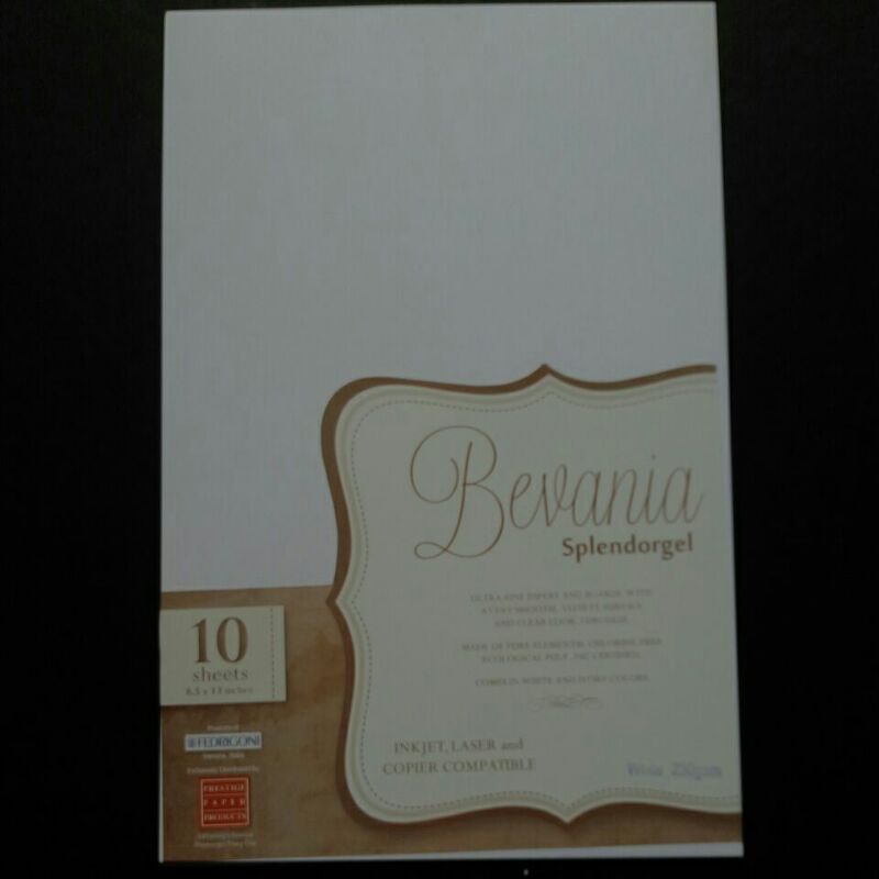 Bevania 230gsm board - long - white ( 10 sheets ) | Shopee Philippines