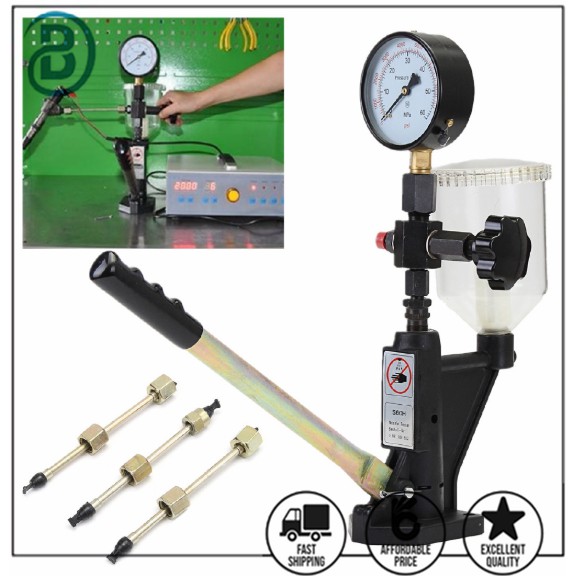 60Mpa Nozzle Pop-Pressure Fuel Injector Calibrator Dual Scale Gauge ...