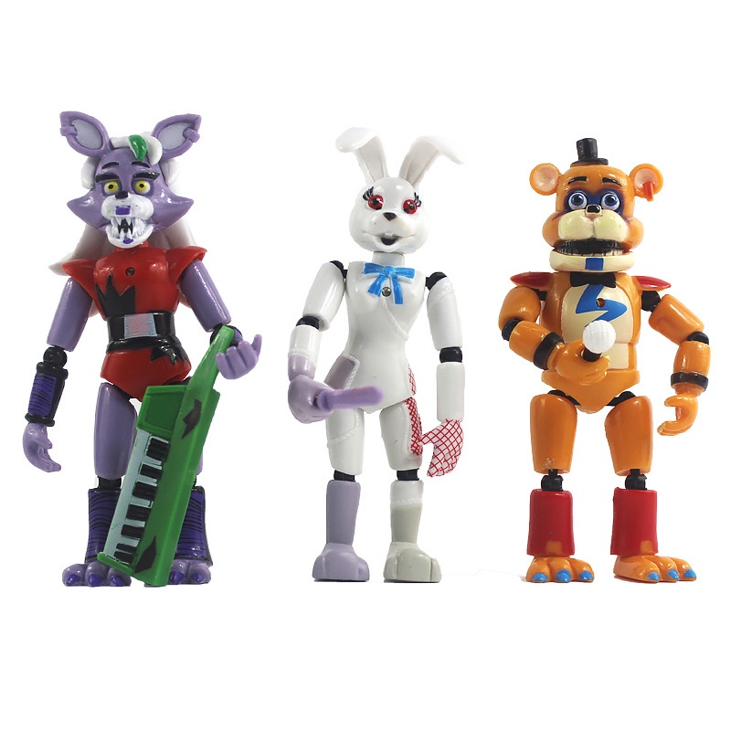 5pcs FNAF Five Nights At Freddy's Baby Ballora Funtime Freddy Ennard ...